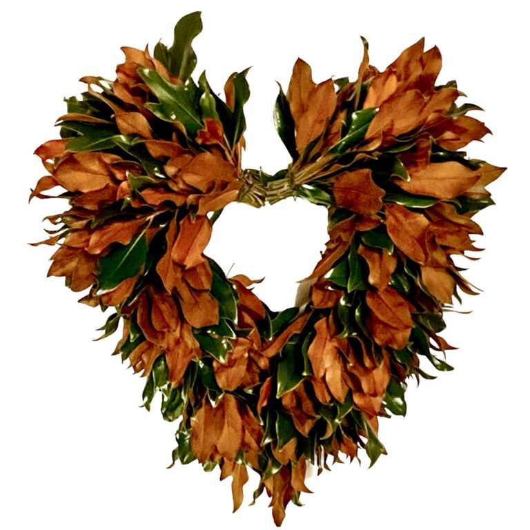 Weston Farms Magnolia Heart Wreath — Weston Farms